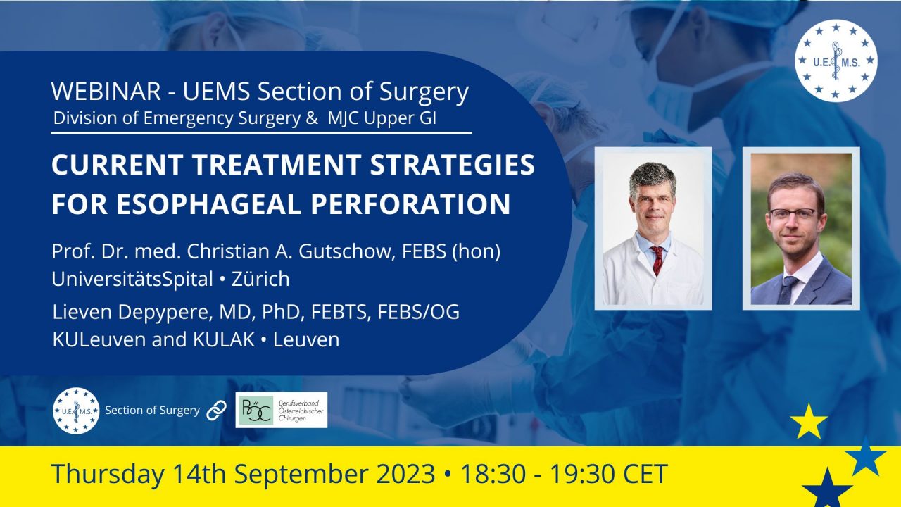 Surgery Thursday Webinar #9 Current treatment strategies for esophageal ...